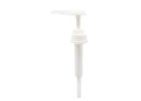 China PP Plastic White Sauce Dispenser Pump 43mm Closure With 15ml 30ml Dosage for sale