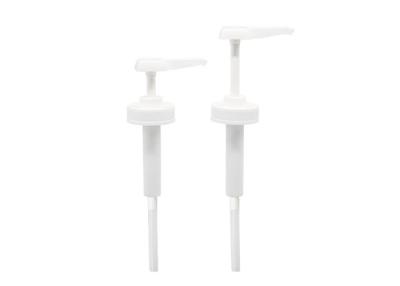 China Big Dosage 15ml 30ml Sauce Dispenser Pump PP Plastic White For Kitchen for sale