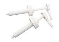 China Big Dosage 15ml 30ml Sauce Dispenser Pump PP Plastic White For Kitchen for sale