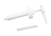 China Big Dosage 15ml 30ml Sauce Dispenser Pump PP Plastic White For Kitchen for sale