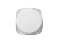 China Square Double Wall Acrylic 100g Cream Jar With Round Screw Cover for sale
