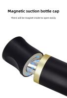 China Magnetic Over Cap Pp Airless Bottle For Cosmetic Packaging for sale