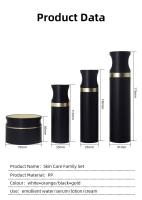 China Magnetic Over Cap Pp Airless Bottle For Cosmetic Packaging for sale