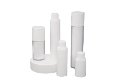 China 15ml 30ml 50ml Airless Bottle Refillable System Round Shape for sale