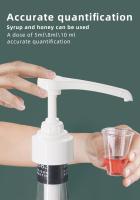 China Coffee Mate Plastic universal Dispenser Pump With Extended Head 5ml 8ml 10ml for sale