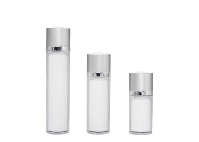 China 15ml 30ml 50ml Acrylic Airless Bottle Round Rotating Lift Type for sale