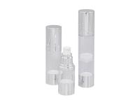 China Sliver 15ml 30ml 50ml 80ml 100ml 120ml Lotion / Cream Airless Bottle Personal Care Cosmetic Packaging Conatiner for sale