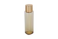 China Gold Cosmetic Packaging Set Plastic Dropper Bottle Lotion Bottle Toner Bottle And 15/50g Acrylic Cream Jar for sale