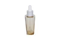 China Gold Cosmetic Packaging Set Plastic Dropper Bottle Lotion Bottle Toner Bottle And 15/50g Acrylic Cream Jar for sale