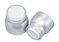 China Acrylic Airless Jars With Caps 30g And 50g Cosmetic Packaging for sale