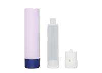 China PP replaceable rotary airless pump  bottle 30ml 50ml  and refillable  jar  system 50g for sale