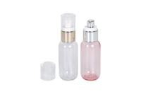 China Empty Trave Skincare Set PET 100ml Dropper Bottle 100ml 120ml Lotion Bottle And 15g 50g Acrylic Triangle Cream Jar for sale