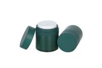 China New Style Cylindrical Rotating Airless Up And Down Cosmetic Lotion Pump Bottles Family Bottles Airless Cream Jar for sale