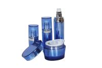 China 75g Face Cream Jar With a Large Top And a Small Bottom Shape Acrylic Face Body Care Gift Set 15/30/50ml Lotion Bottle for sale