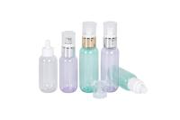 China Wholesale Acrylic 15g 50g Cream Jar PET 100ml 120ml Lotion Serum Bottle Cosmetic Personal Care Set Packaging for sale