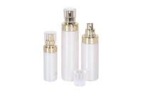 China Custom Color PET 60ml 120ml 170ml Lotion Bottle Acrylic 30g 50g Face Cream Jar Cosmetic Skincare Beauty Set  Packaging for sale