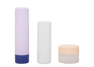 China Rotary PP Airless Bottle 30ml 50ml Mono Custom Cosmetics Packaging Set for sale