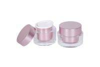 China Straight Round Cosmetic Set 50g Moisturizing Face Cream Jar 15/30/50ml Whitening Lotion Bottles With Internal Press Pump for sale