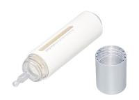 China Empty Rose Gold Unique White CBD Cosmetic Luxury Skincare Hair 15ml Push Button Plastic Luxury Eye Face  Dropper bottle for sale