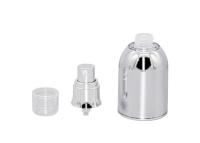 China Full electroplating design cosmetic airless pump bottle 30ml 50ml 100ml for sale