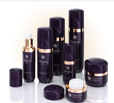 China White and Red PETG 25g 45g Cream Jar 30ml 50ml 80ml 100ml 120ml Lotion Bottle Skincare Kit Set for sale