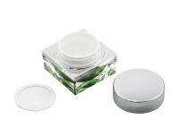 China Elegant Cosemtic Skincare Acrylic Packaging Set 30g 50g Cream Jar 30ml 60ml 100ml 120ml Lotion Bottle for sale