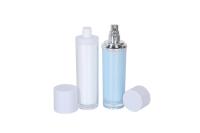 China Custom Color Acrylic 100ml 120ml 150ml Lotion/Toner Bottle 30g 50g Cream Jar Skincare Cosmetic Packaging Set for sale