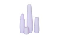 China 30/50/100ml Light Bulb Shape HDPE Plastic Lotion Bottles And 50g Acrylic Cream Jar Color Custom Facial Skincare Gi for sale