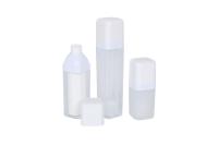 China Acrylic Square 15/30/50ml Face Moisturizer Bottle Matte White lotion toner Family Skin Suit for sale