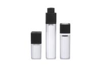 China 15ml 30ml 50ml Twist Head square As + PP double-layer Airless bottle for sale