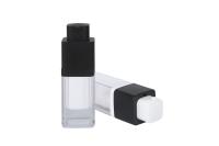 China 15ml 30ml 50ml Twist Head square As + PP double-layer Airless bottle for sale