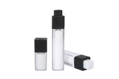 China 15ml 30ml 50ml Twist Head square As + PP double-layer Airless bottle for sale