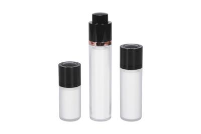 China 15ml 30ml 50ml Twist Head Round As + PP Double-Layer Airless Bottle for sale