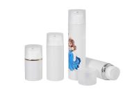 China PCR PP Airless Bottle packaging for cosmetics 30ml 50ml 75ml 100ml 120ml 150ml 200ml for sale