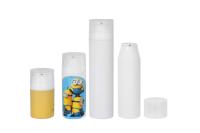 China 50% PCR PP Airless Bottle packaging for cosmetics 30ml 50ml 75ml 100ml 120ml 150ml 200ml for sale