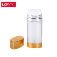 China Cosmetic airless bottle 15ml*2 for sale