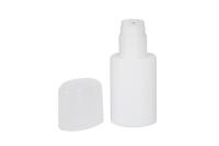 China Sunscreen packaging PP Airless bottle 30ml  50ml  Oval design airess pump bottle for sale
