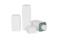 China Luxury Double Layer  PP  Square Airless Bottle For Cosmetics 15ml 30ml  50ml cosmetic packaging bottle for sale