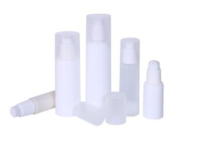 China Matte Frost PP Airless Pump Bottle 15ml  30ml 60ml 80ml 100ml Cosmetic airless Dispenser pump bottle for sale