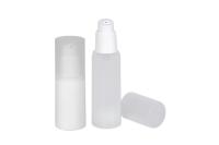 China Matte Frost PP Airless Pump Bottle 15ml  30ml 60ml 80ml 100ml Cosmetic airless Dispenser pump bottle for sale