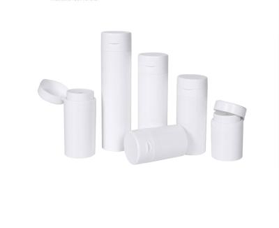 China Flip Top Cosmetic Airless Pump Bottles 150ml Personal Care Packaging for sale