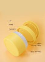 China Flip top cap cream jar  Fresh-Locked Cream Jar  80g 100g 200g Cosmetic matte packaging jar bottle for sale