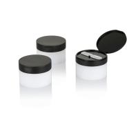 China 100g Flip Top Cap matte cream jar  for  80g cosmetic  packaging container for sale