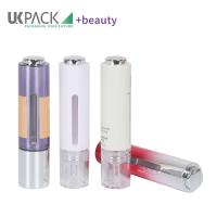 China Empty CBD Cosmetic Pump Bottle 15ml With Plastic Push Button for sale