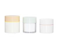 China 50g Round Skin Care Packaging Acrylic Airless Jar For Baby Products for sale