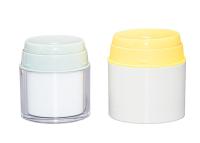 China 50g Round Skin Care Packaging Acrylic Airless Jar For Baby Products for sale