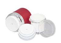 China Cosmetic Acrylic Airless Jar Skin Care Packaging 50g for sale