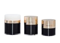 China Cosmetic Acrylic Airless Jar Skin Care Packaging 50g for sale