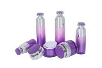 China 100ml Acrylic Cosmetic Bottles Jars With Skin Care Cream Jar for sale