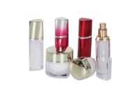 China PMMA Triangle Serum Cosmetic Bottle 30g Skin Care Cream Jar for sale